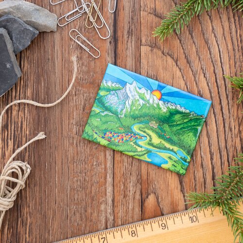 Banff Town Magnet – Mountain Mercantile Canmore