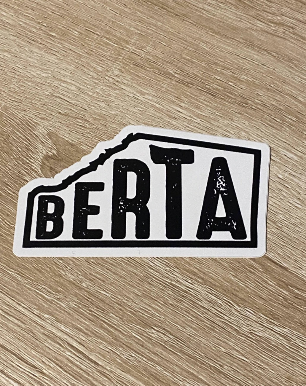 4" Berta Sticker – Mountain Mercantile Canmore